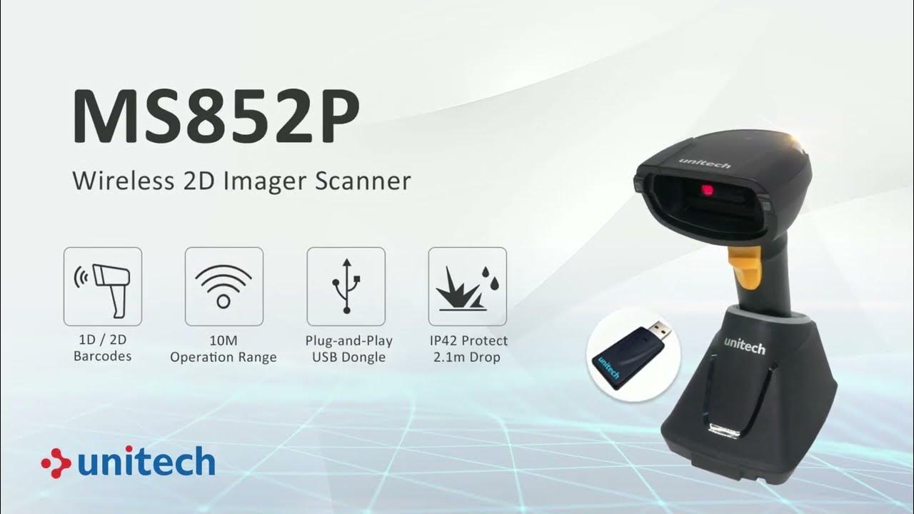 【Wireless 2D Imager Scanner】MS852P - YouTube