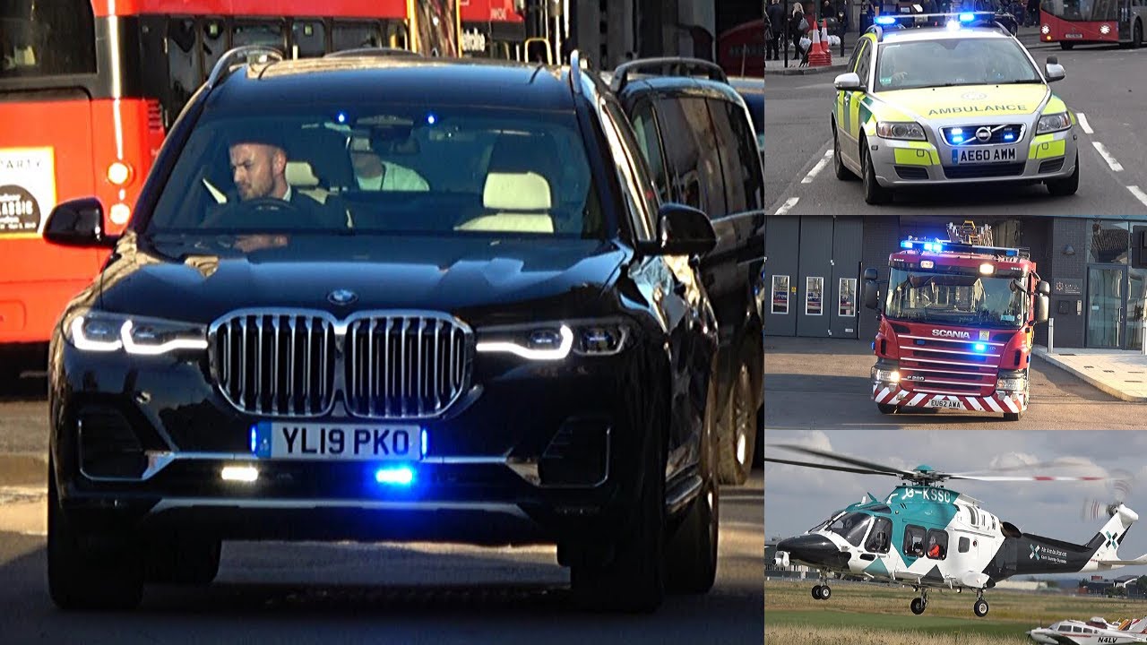 Ambulances, Police Cars, Fire Engines, Helicopters & UNMARKED POLICE ...