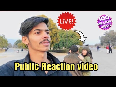 public Reaction video || Funny vlog || Cute Girls Reaction video ...