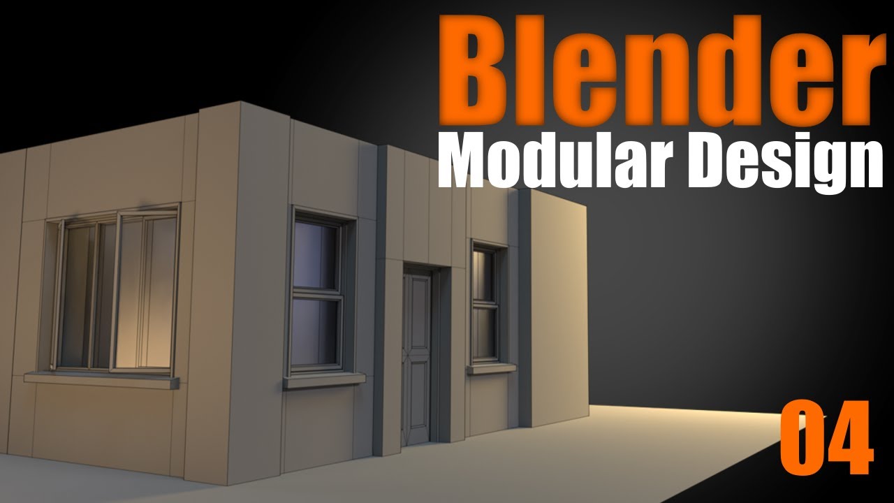 Blender Modular Design - 04 Variety With Familiar Techniques - YouTube