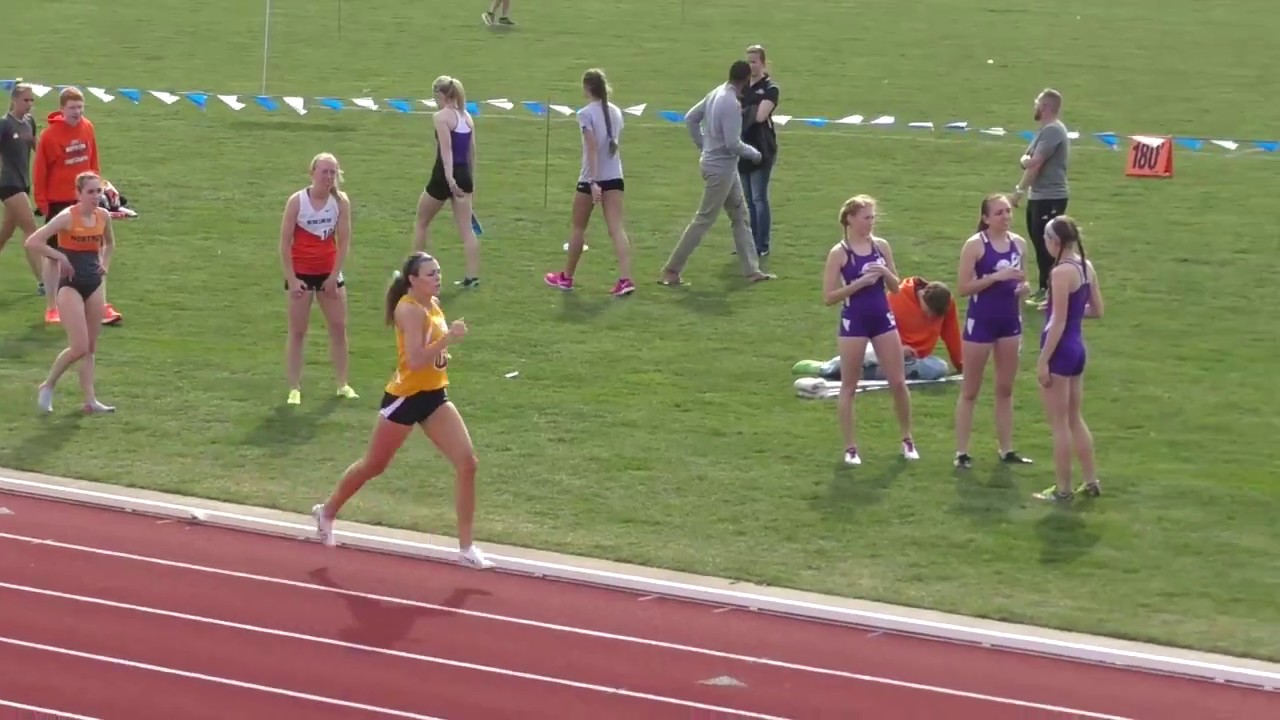 Women 800 Meter Run 3 | Yellow Jacket Collegiate Open 2017 - YouTube
