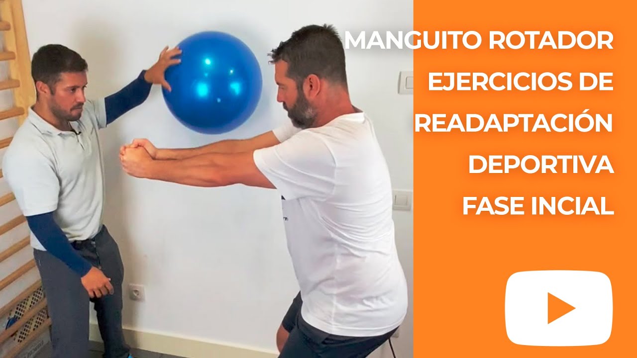 Manguito rotador: Ejercicios de readaptación deportiva de nivel inicial ...