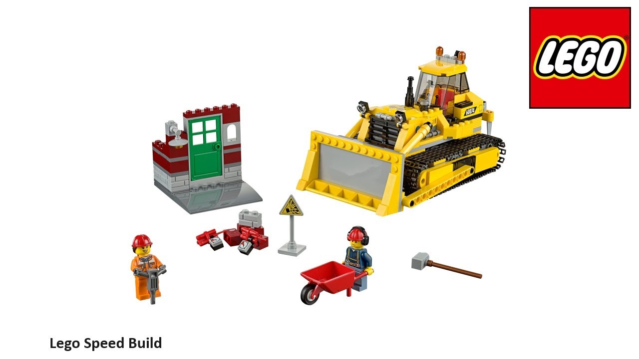 Lego City 60074 Bulldozer Speed Build - YouTube