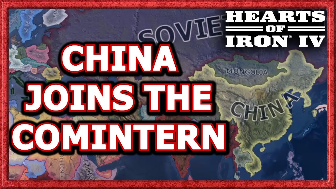 HOI4 but China Joins the Comintern - AI only timelapse - YouTube