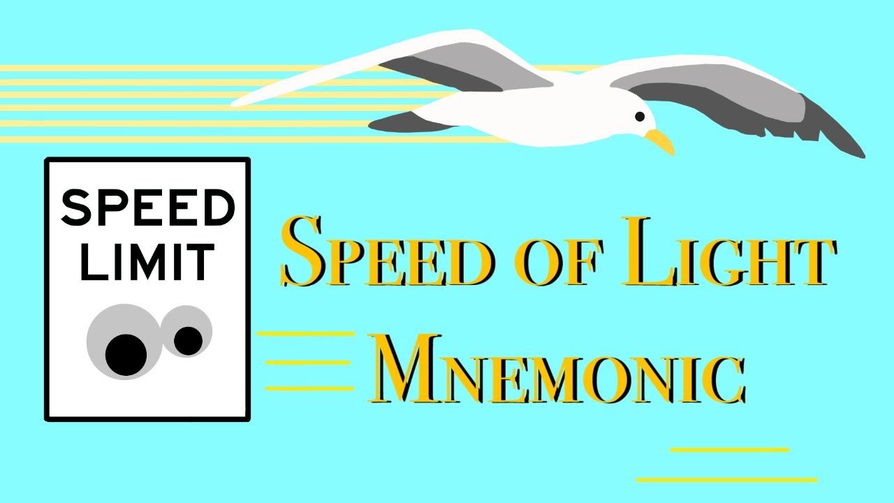 The Speed of Light: A Mnemonic - YouTube