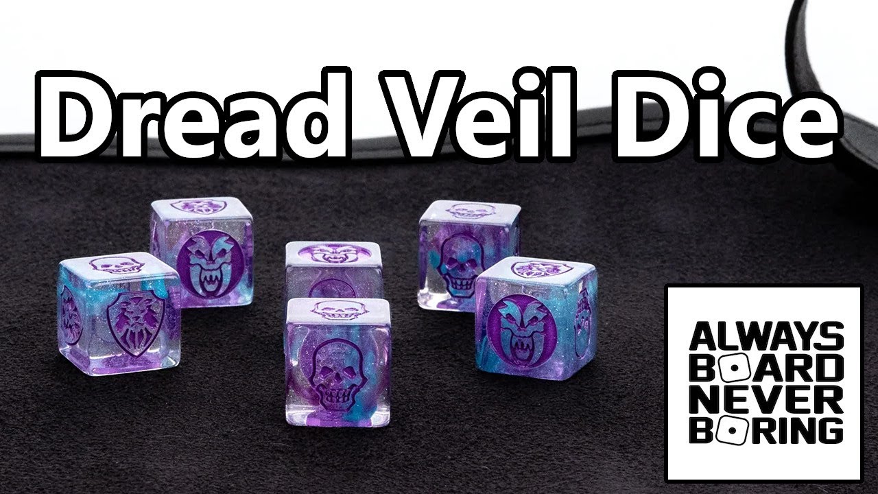 Gen Con HeroQuest Dread Veil Dice & Dice Scroll Now Available on Hasbro ...