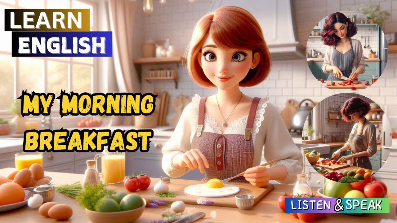 My Morning Breakfast | Learn English Through Story | English Speaking ...