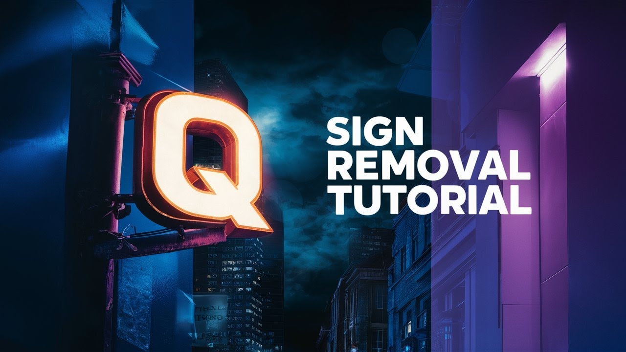 Master Sign Removal in After Effects & Photoshop | Full Workflow ...
