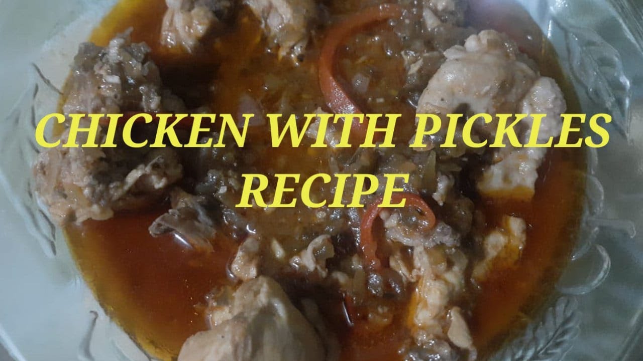 CHICKEN WITH PICKLES RECIPE - YouTube