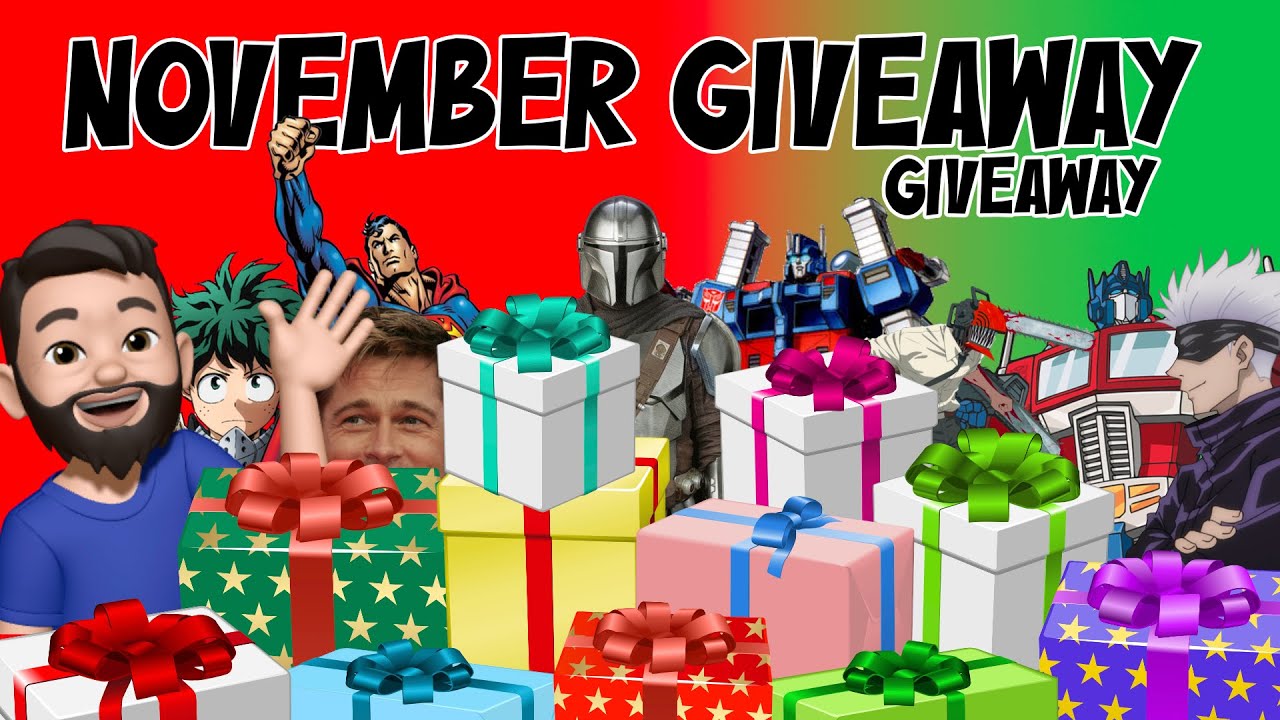 November Giveaway to Giveaway - ThanksGiving is Awesome - YouTube
