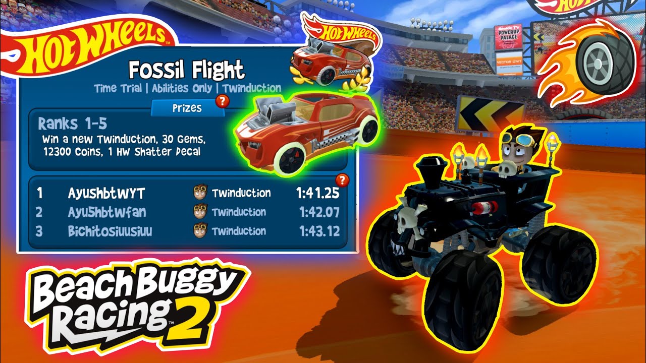 Fossil Flight 🔥| Twinduction Tournament🏆|🥇1st Place | Beach Buggy ...