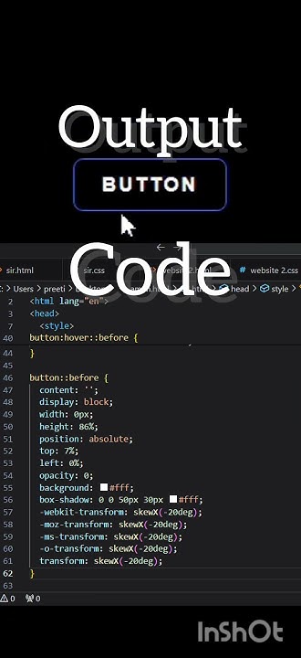Button Animation In Html Css Part 72 Html 5 Css Coding Youtube