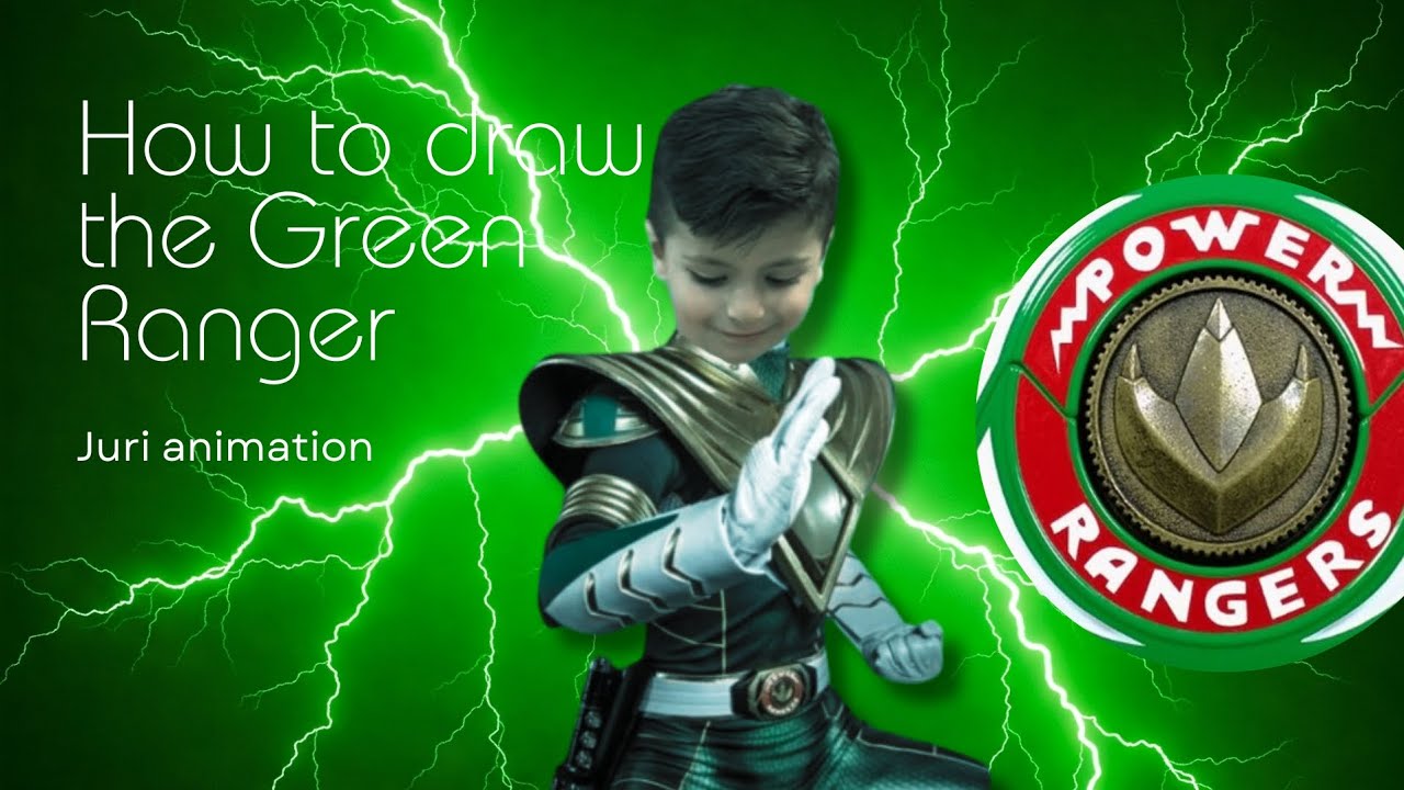 Power rangers - How to draw the Green Ranger | פאוור ריינג'רס - איך ...
