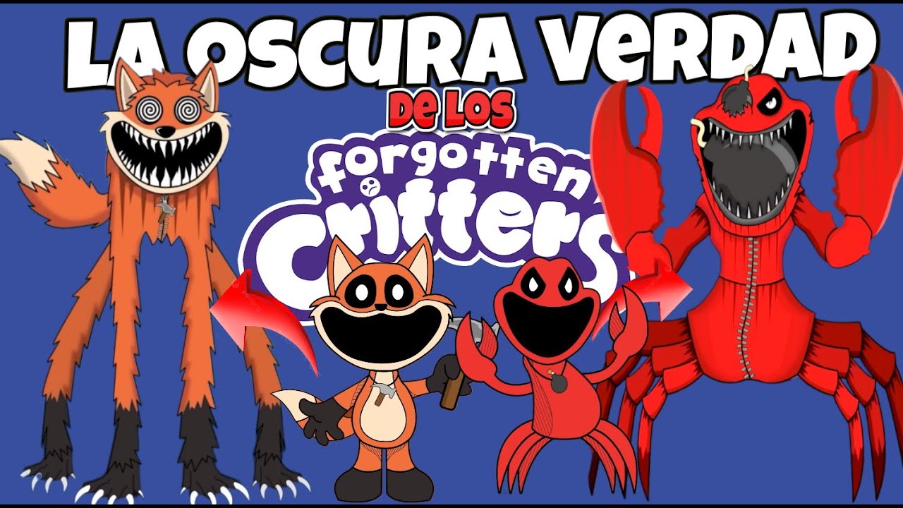 LA OSCURA VERDAD DE CRANKY CRABBY Y FIX IT FOX LOS SMILING CRITTERS ...
