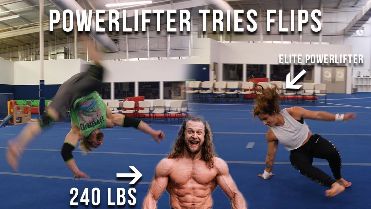 240 Lb Man Can Do Flips? Teaches Me How | Ft. Jujimufu and Tom Boyden ...