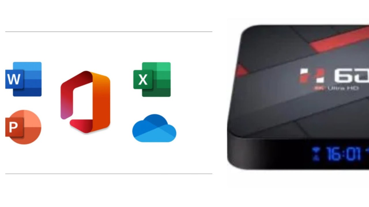 TV box H60, com Word, Excel e PowerPoint, como mini PC. - YouTube