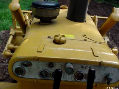 Cat D4D cab view - YouTube