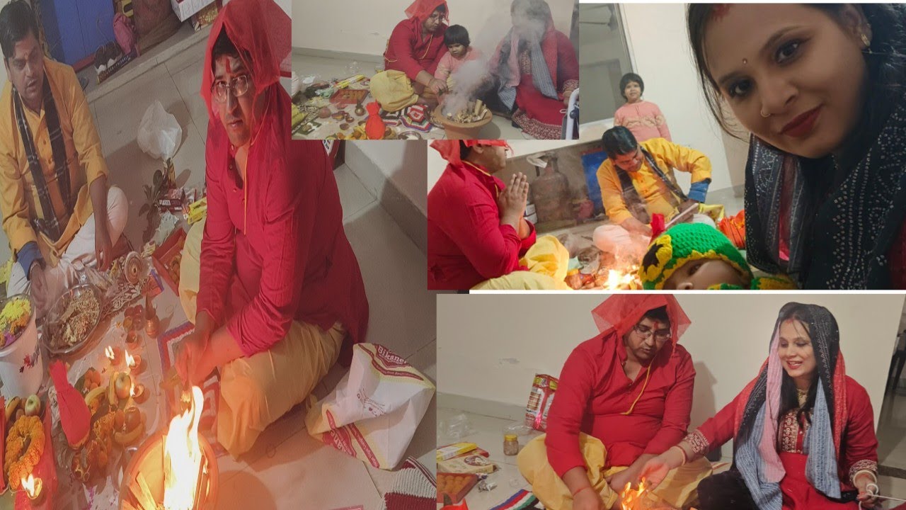 November 27, 2023, कार्तिक की पूर्णिमा के सत्यनारायण की पूजा घर में ...