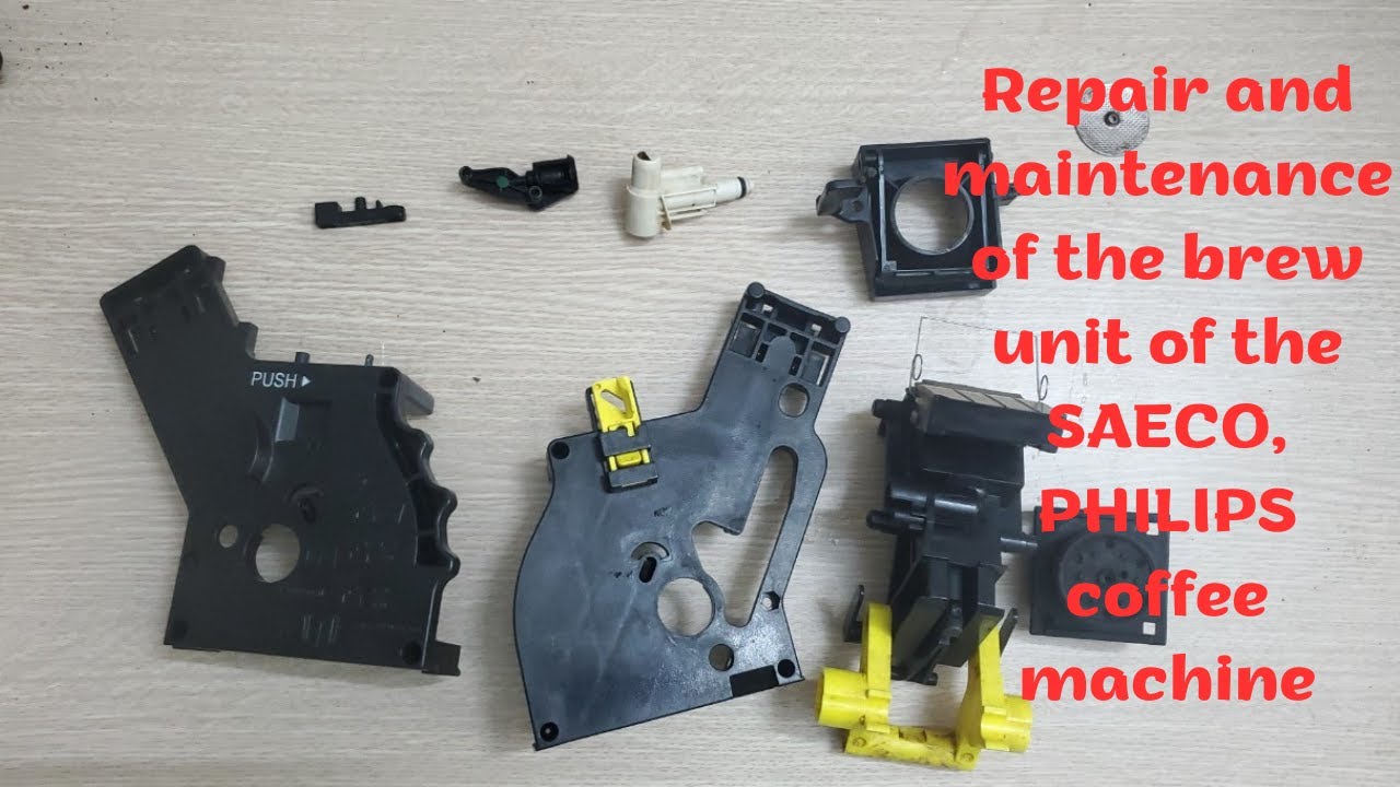 Repair and maintenance of the brew unit of the SAECO, PHILIPS coffee ...