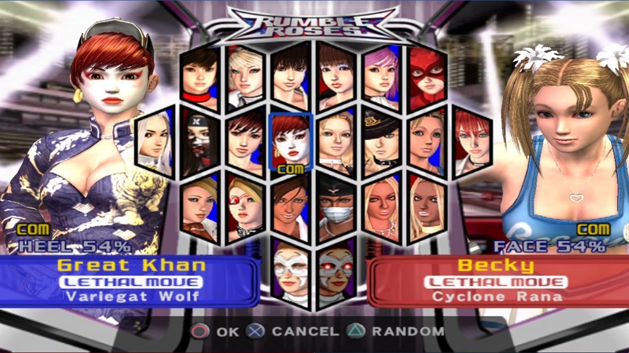 ランブルローズ グレート・カーン vs ベッキー OHM Rumble Rose Great Khan vs Becky OHM - YouTube