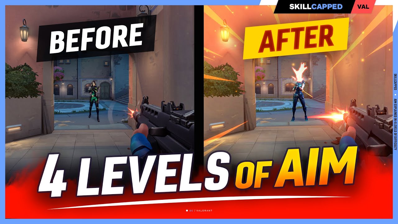 4 Levels of Aim: Beginner to TenZ - YouTube
