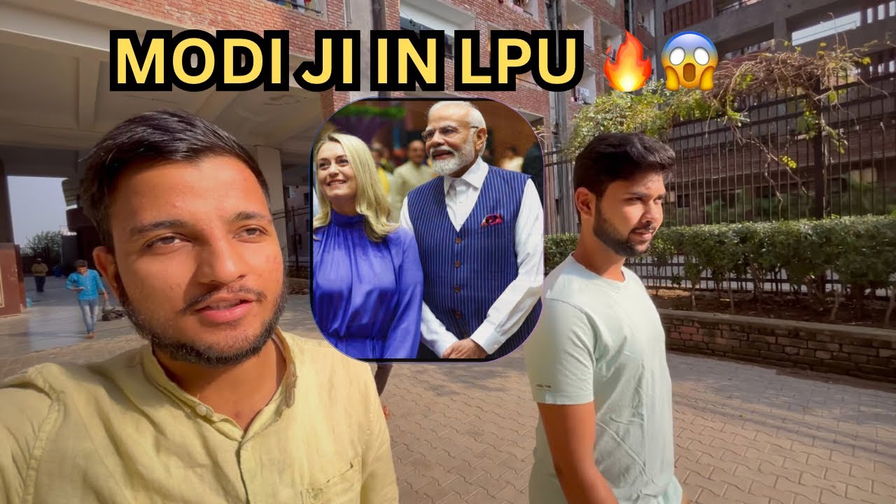 Is MODI Ji Coming In LPU?? 😱🔥 | Weekend Day In College ️ | Attendance ...