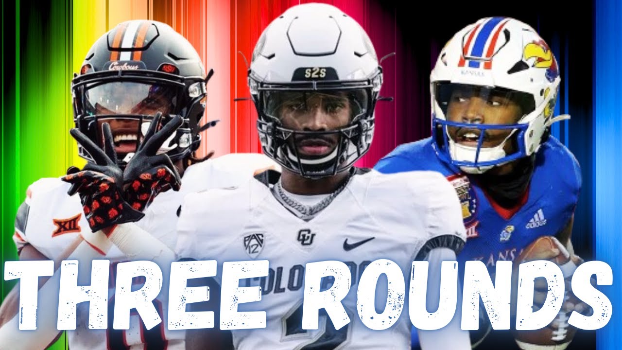 THREE ROUND 2025 NFL Mock Draft ft @Broshmo - YouTube