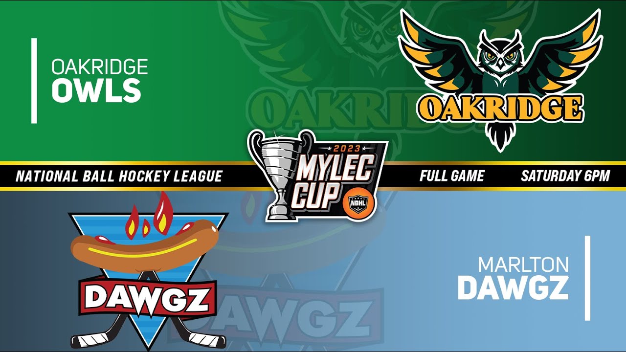 NBHL 2023 Mylec Cup: Oakridge Owls vs Marlton Dawgz Full Game (9/23/23 ...