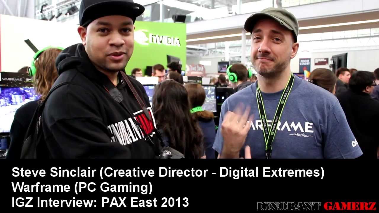 IGZ Interview: Steve Sinclair, Creative Director of Warframe at PAX ...