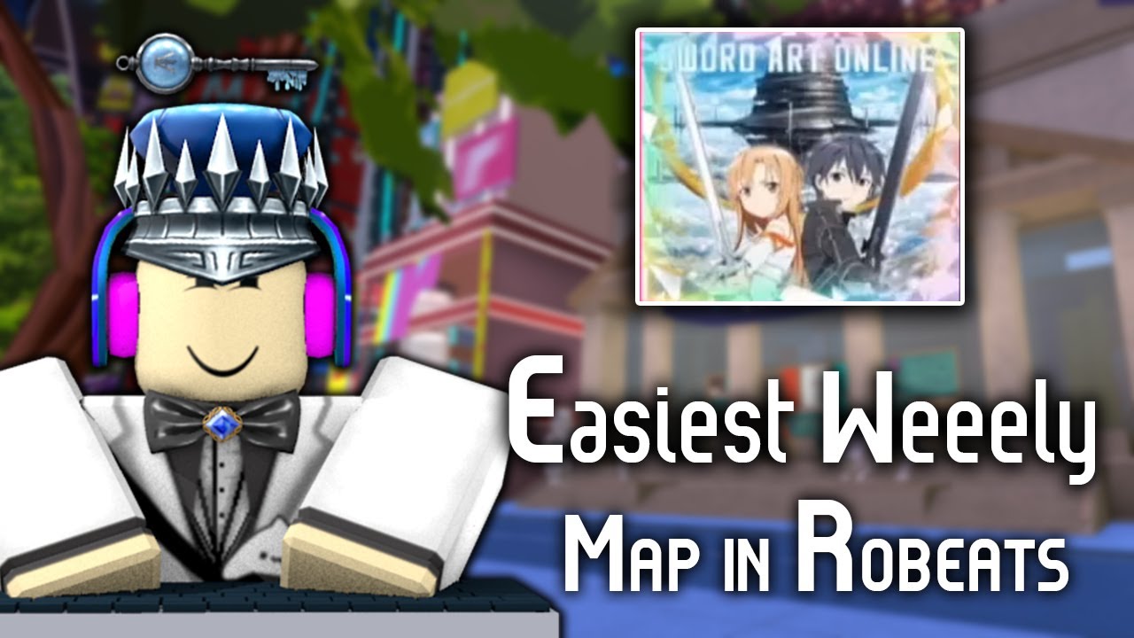 Playing the *EASIEST WEEKLY* map in RoBeats missions | Crossing field ...