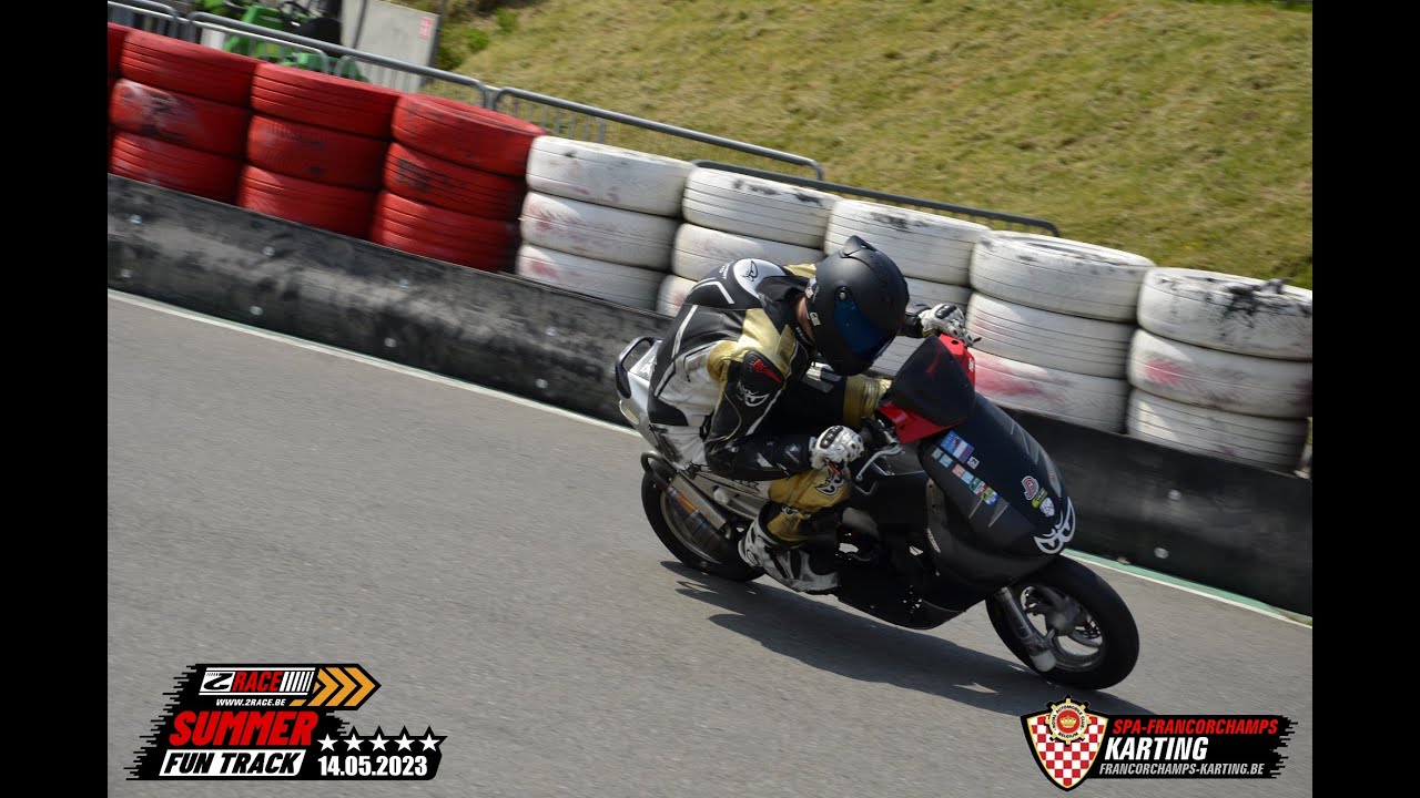 HK100cc Gilera Runner / Spa Franchorchamps Karting 2Race Training 14.05.23 / 2Fast Polini ...