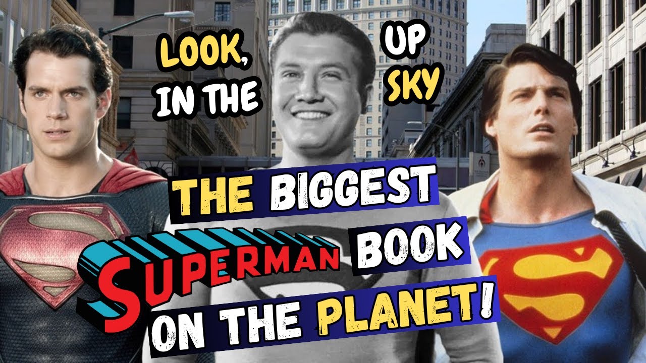 The Biggest Superman Book On The Planet - Retro Man Down Under - YouTube