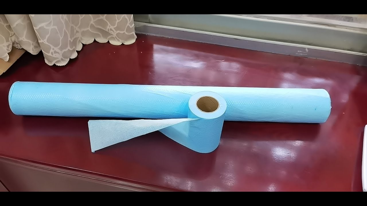 600mm width film with/paper medical bed sheet log roll cutting machine ...