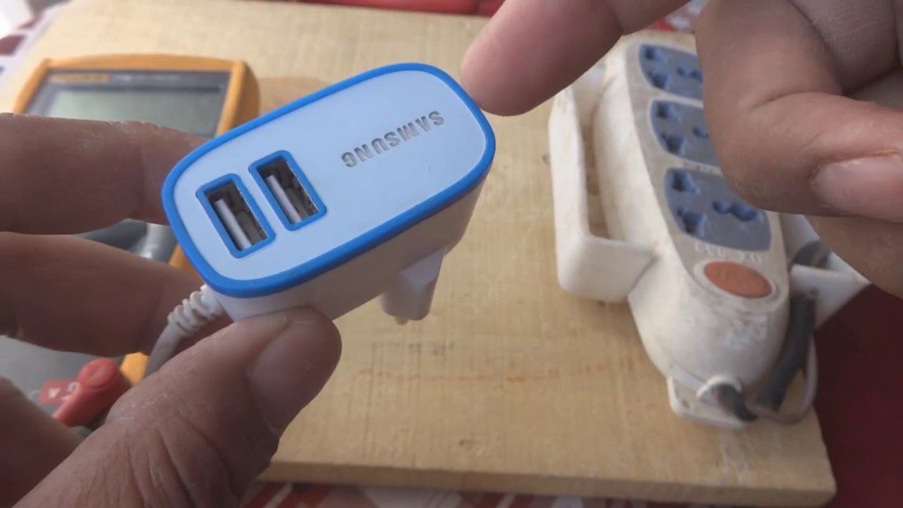Samsung cell phone charger repair modification - YouTube