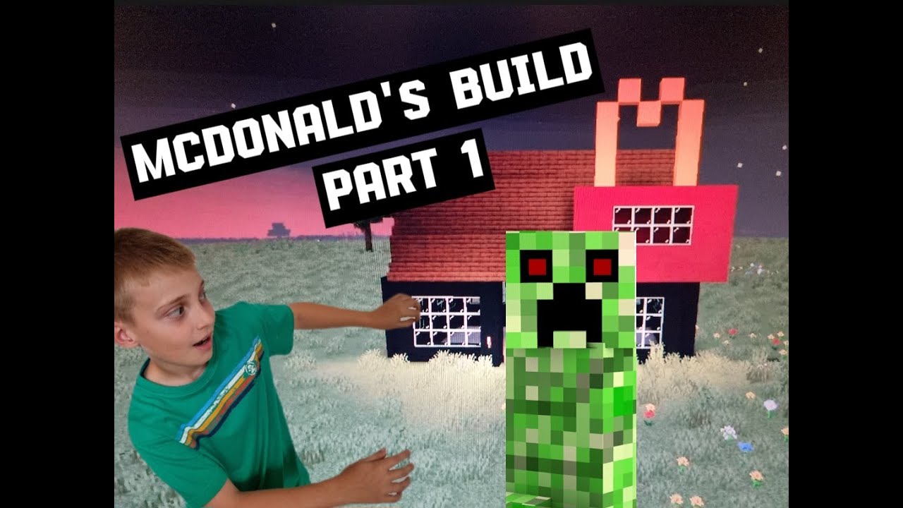Minecraft McDonalds Build Tutorial - YouTube