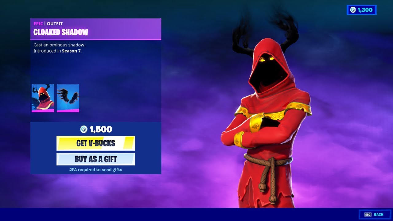 Fortnite Cloaked Shadow Skin Review - Should You Buy It? Item-Shop ...