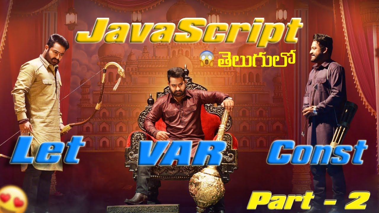 let and Const Variables in JavaScript |తెలుగులో 🔥 | Balaji Gaddam | Day-4 | beginner's course ...