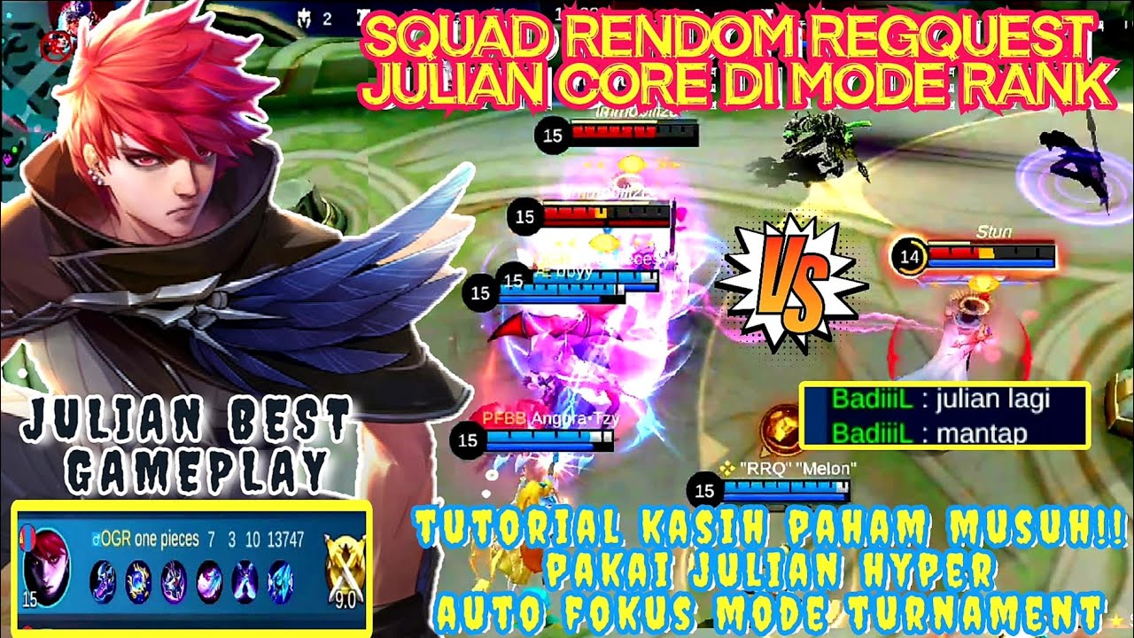 squad request julian core !! auto mode turnamen ON !! #tutorial # ...