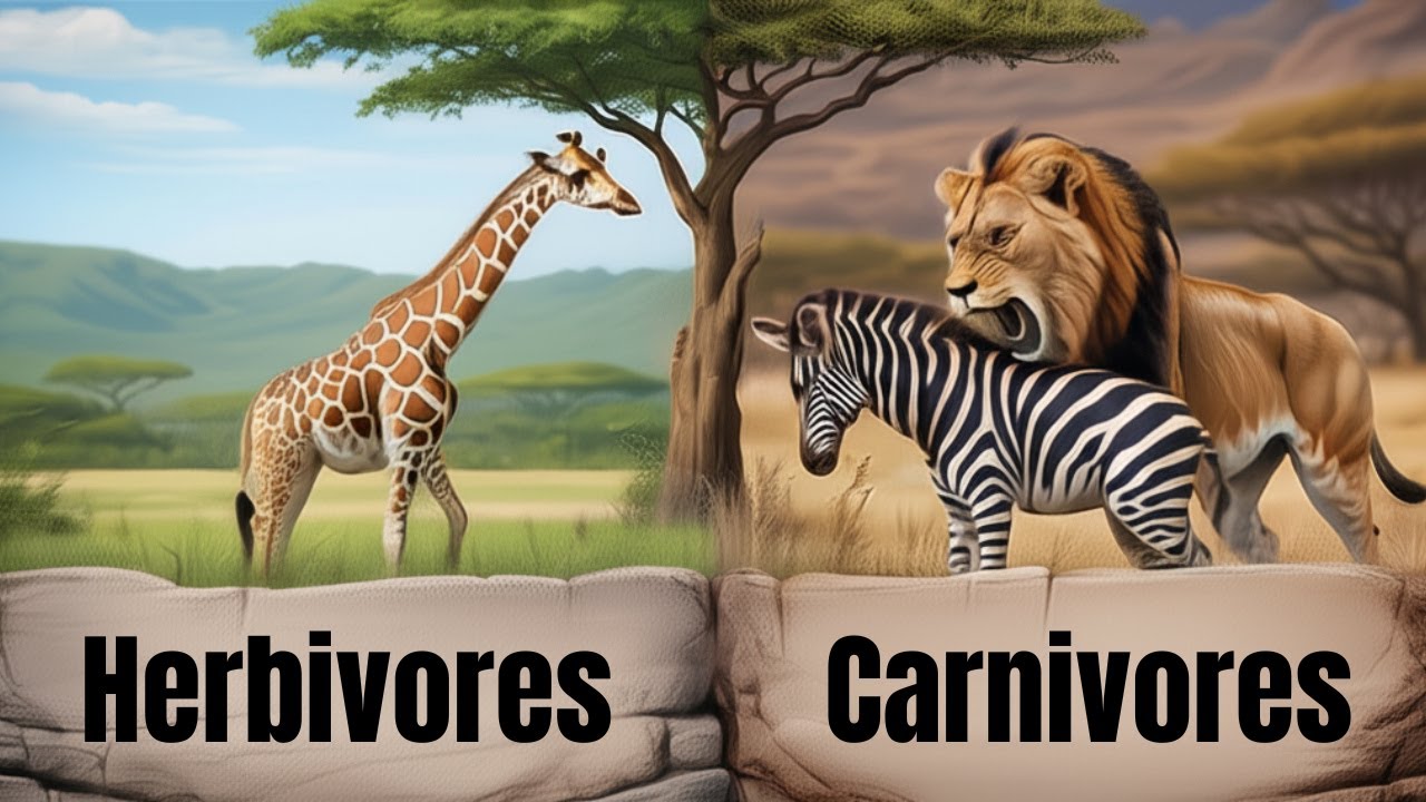 Difference Between Herbivores and Carnivores | Animal Types Explained ...
