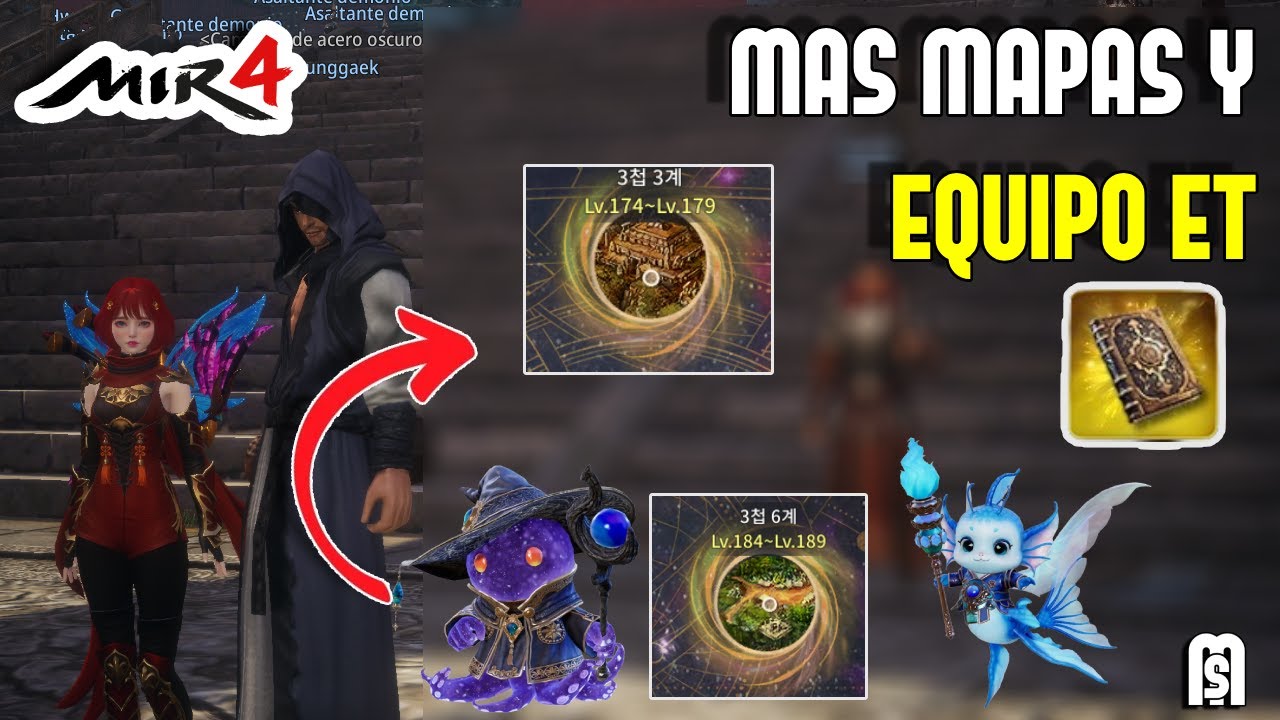CAMBIOS CONFIRMADO EN MIR4, LLEGA NUEVOS MAPAS, NUEVO ITEM ET Y MUCHO ...
