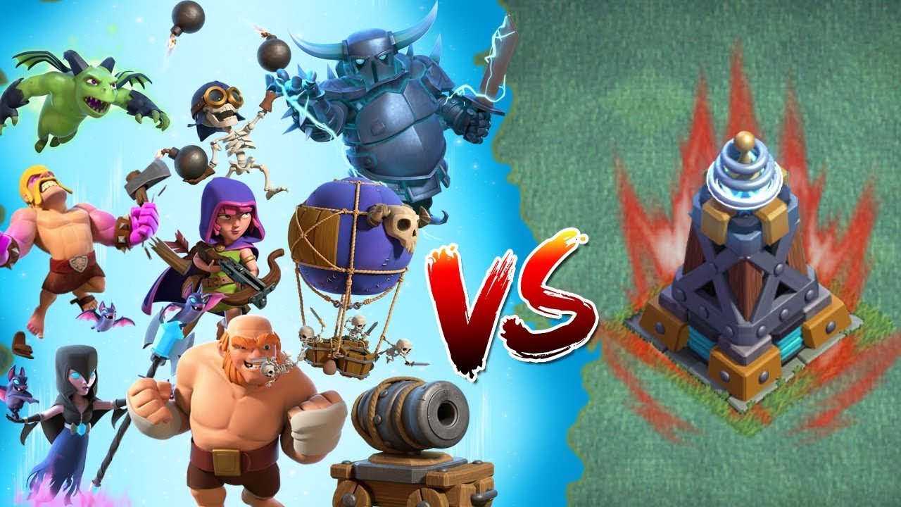 ALLE TRUPPEN vs MEGATESLA! ☆ Clash of Clans ☆ CoC - YouTube