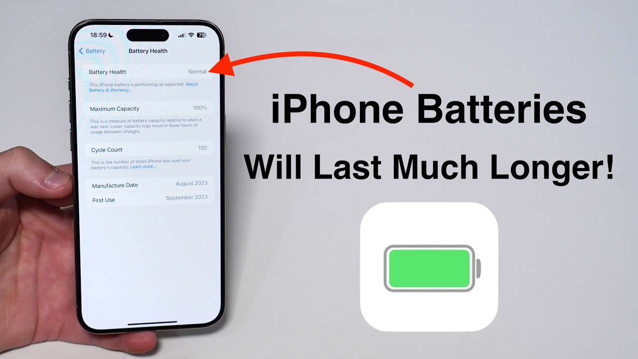 (NEW!) iPhone Batteries Will Last Much Longer! - YouTube
