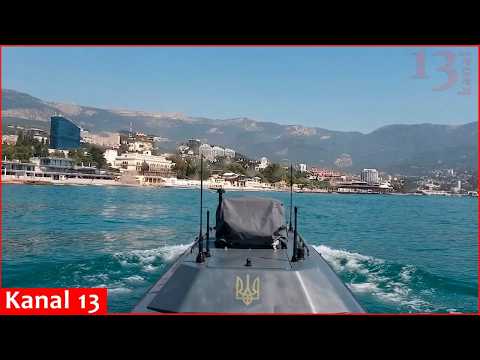 Attack footage emerges from Yalta coast -Ukraine’s Group 13 targets occupied Crimea