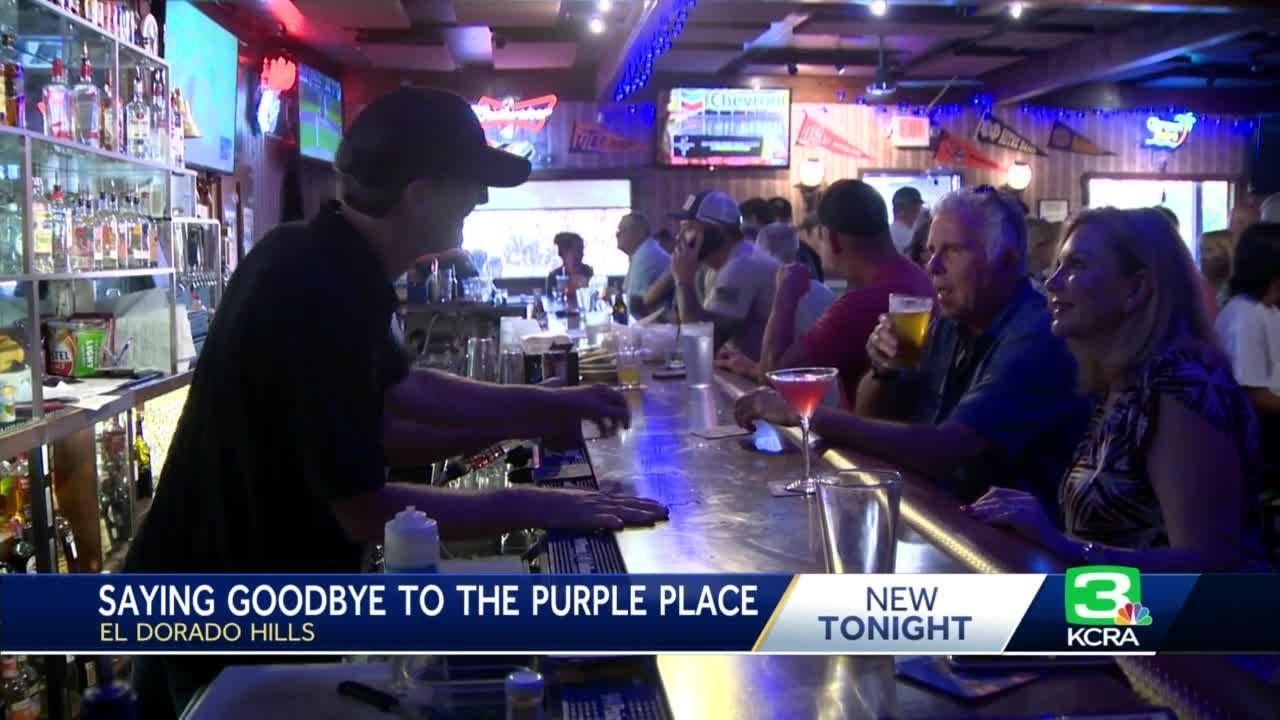 Long-time patrons say goodbye to The Purple Place Bar & Grill - YouTube
