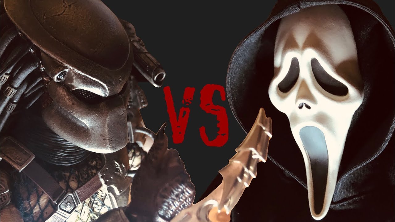 【SCREAM】PREDATOR VS Ghost Face 【STOP MOTION】【HOT TOYS 】 - YouTube