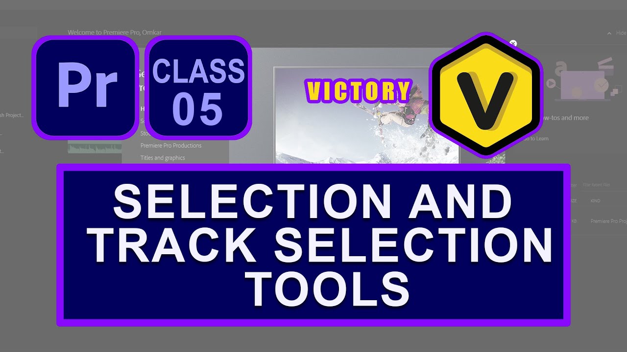 Selection and Track Selection Tools - Adobe Premiere Pro CC Class 05 ...