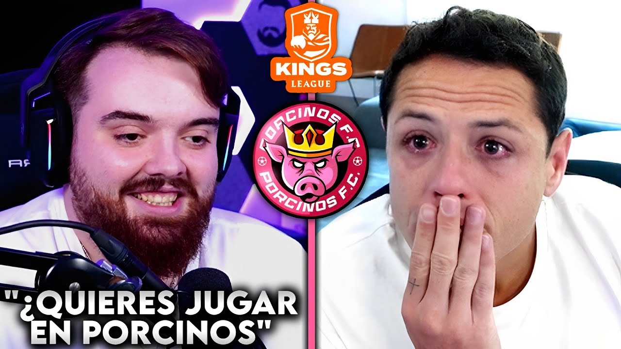 Ibai Habla con Chicharito Para Ficharlo como Jugador de Porcinos FC en la Kings League - YouTube