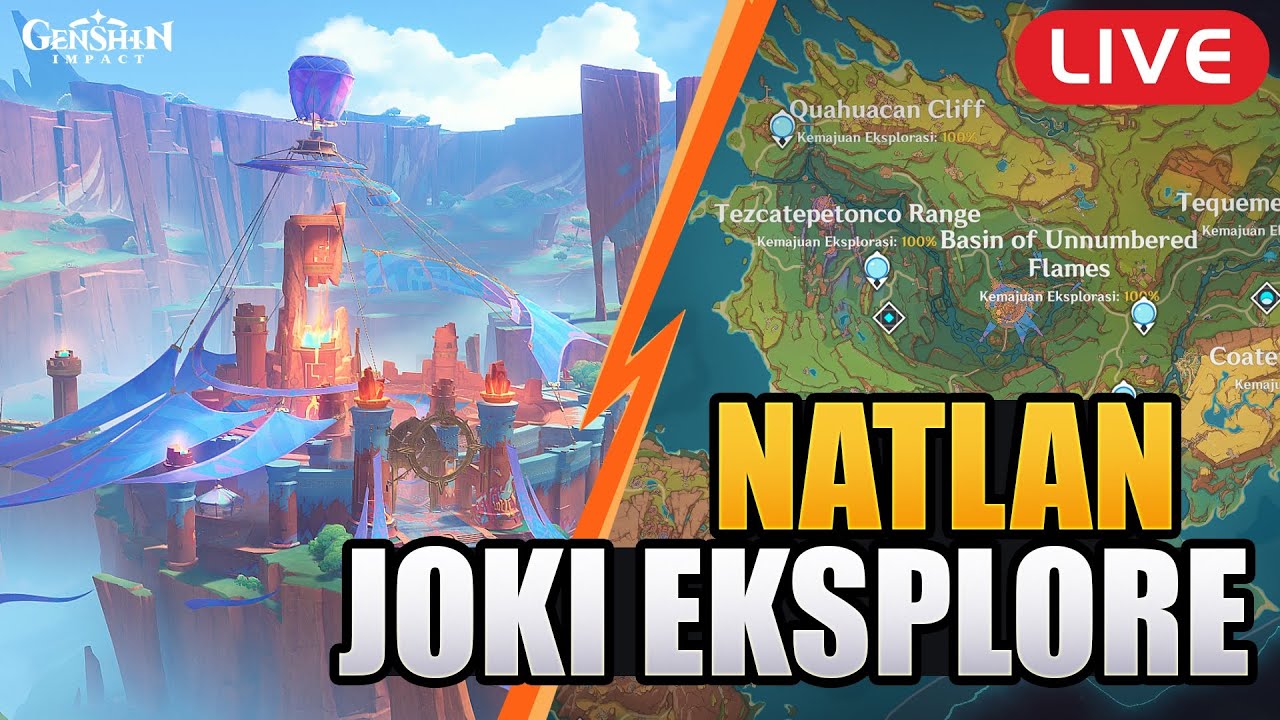 🔴(LIVE) FARMING PRIMO NATLAN Joki di @kummoto_gaming_store 【Genshin ...