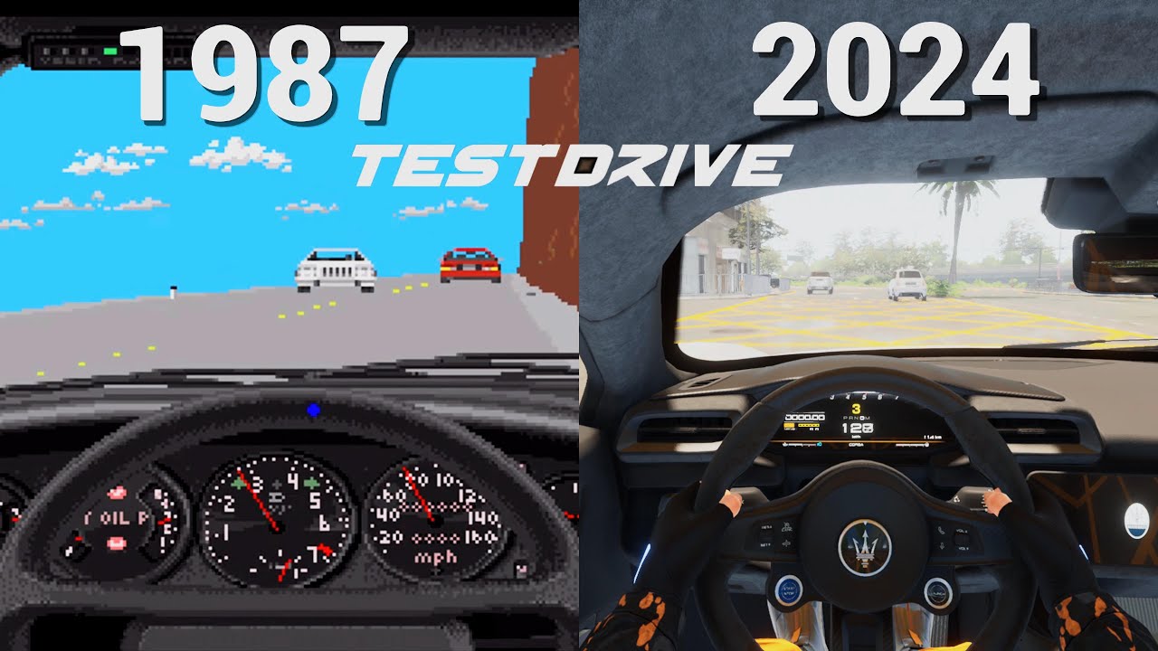 Evolution & History Test Drive Games + Spin Off (1987 - 2024) [4K ...