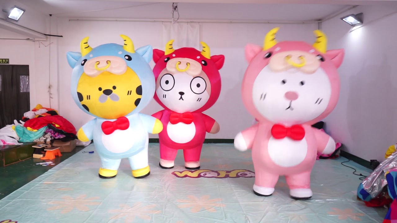 4 Style Inflatable Cat Costume for Advertising Inflatables Decoration ...